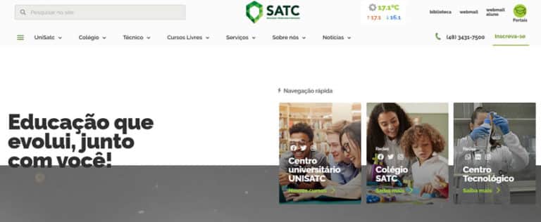 Como fazer o login no Portal Satc? - BMF Finanças e Tecnologia